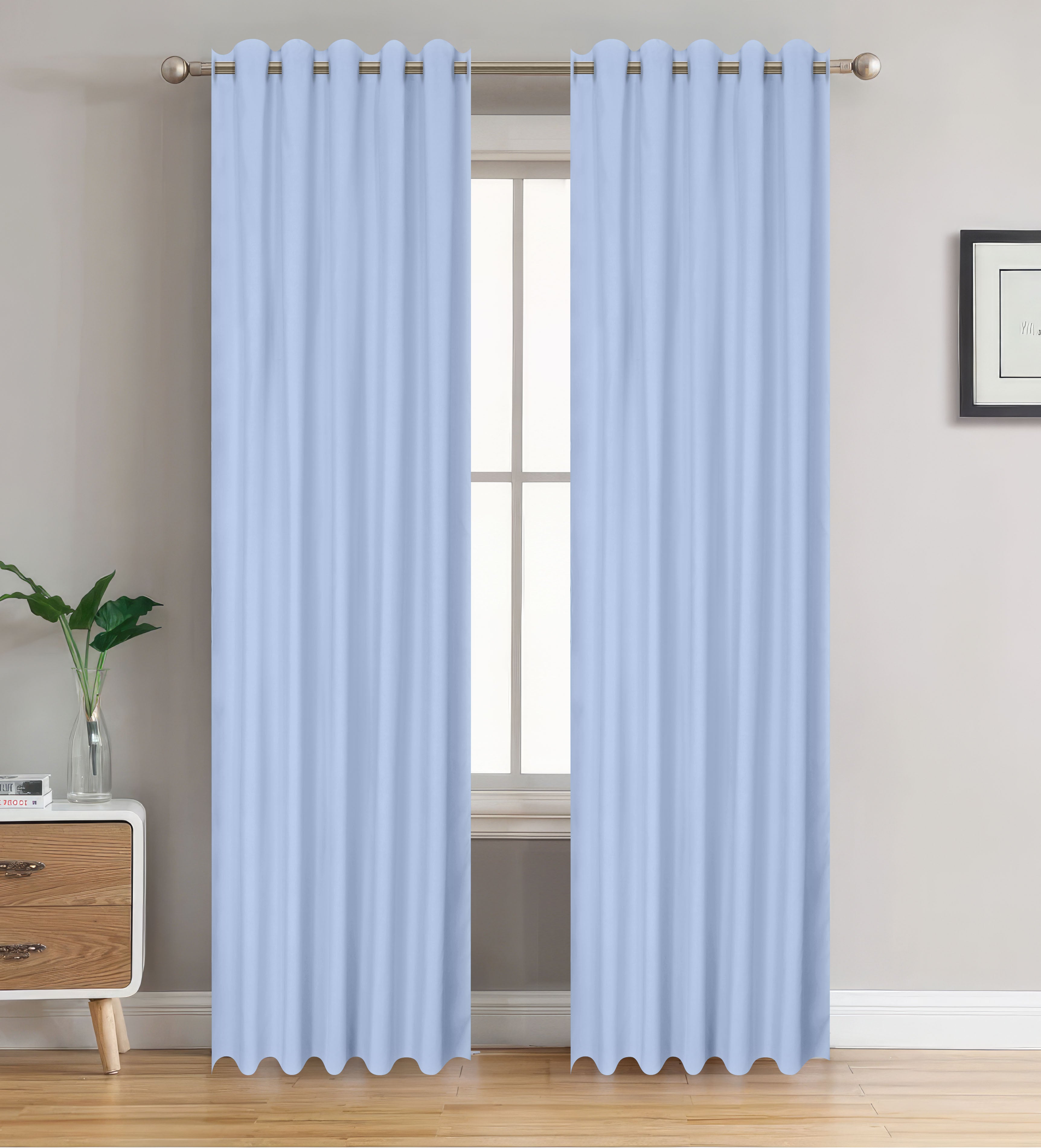 Cortinas Azul Cielo